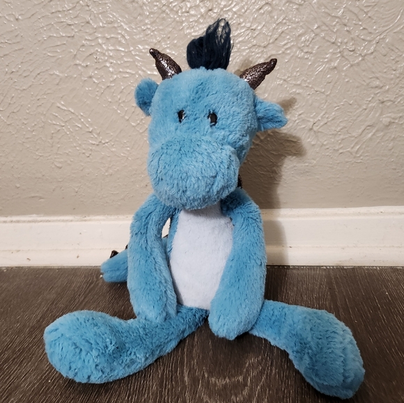 Gund | Toys | Gund Blue Plush Dragon Toy | Poshmark